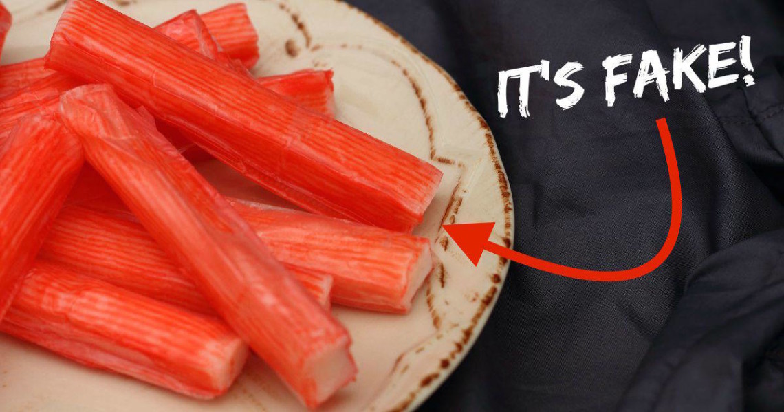 What is imitation crab meat? It's called surimi and it's a fake crab stick
