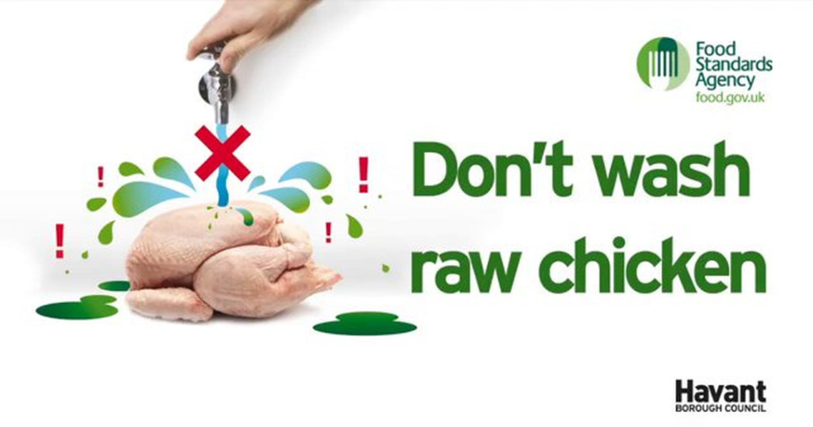 Never, Ever Wash Raw Chicken At Home. Here's Why.