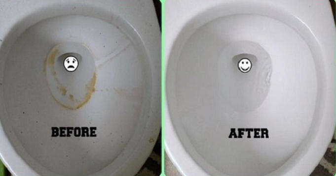 DIY Natural Cleaning Solution For A Shiny Toilet