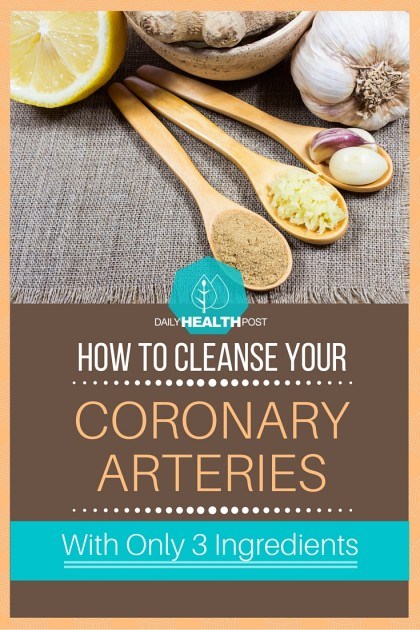 How To Cleanse Your Arteries With Only 3 Ingredients
