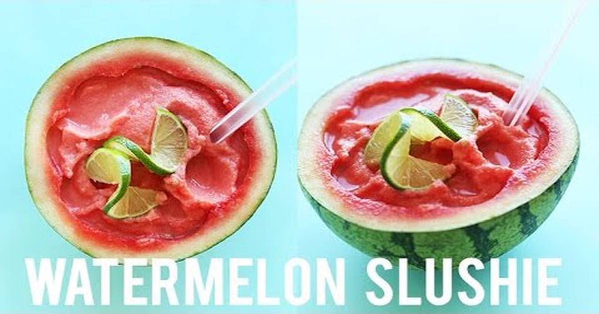 How To Make A Hydrating Watermelon Slushie