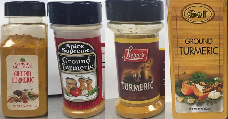 Turmeric Lead Contamination Leads To FDA Recalls