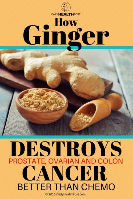 This Is How Ginger Destroys Cancer Cells Naturally