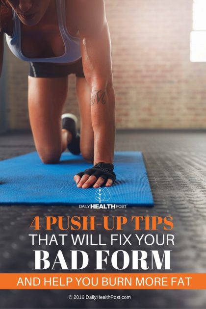 4 Push-Up Tips That Will Fix Your Bad Form And Help You Burn More Fat