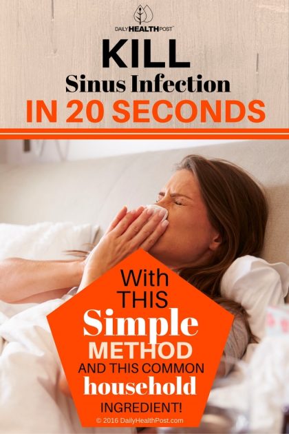 Get Sinus Congestion Relief In 20-Second With This Simple Method