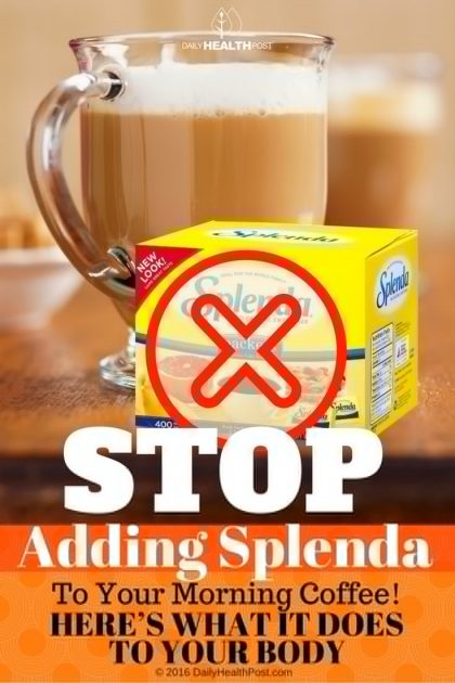 A Scary New Reason To Avoid Splenda In Your Morning Coffee