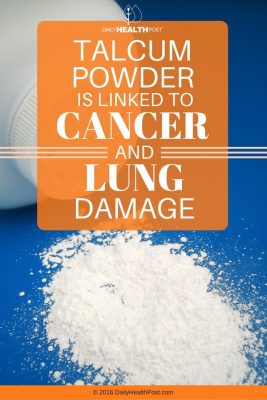 Talcum Powder Is Linked To Cancer And Lung Damage