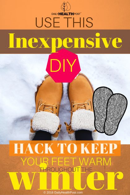 Use This Inexpensive DIY Hack To Keep Your Feet Warm Throughout The Winter