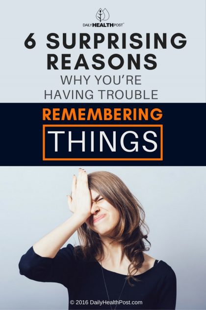 6 Hidden Causes Of Memory Loss