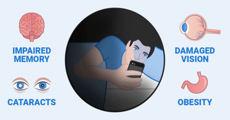How Your Smartphone Light Affects Your Brain And Body (Infographic)