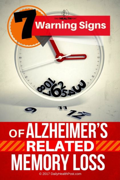 7 Warning Signs Of Alzheimer's-Related Memory Loss