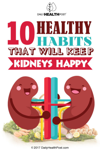 10 Healthy Habits To Protect Your Kidneys
