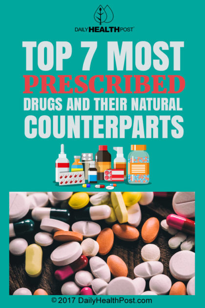 Top 7 Most Prescribed Drugs And Their Natural Counterparts