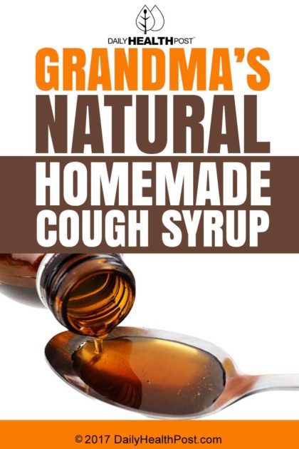 Grandma’s Natural Homemade Cough Syrup Recipe