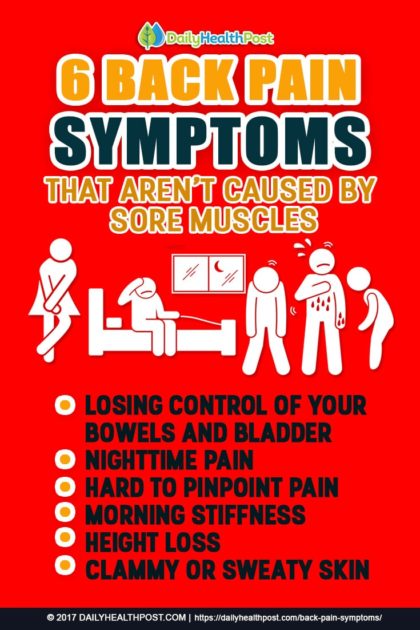 6 Back Pain Symptoms That Might Signal A More Serious Problem