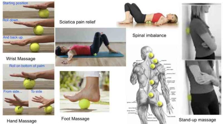 This Tennis Ball Massage Relieves Stubborn Neck And Back Pain