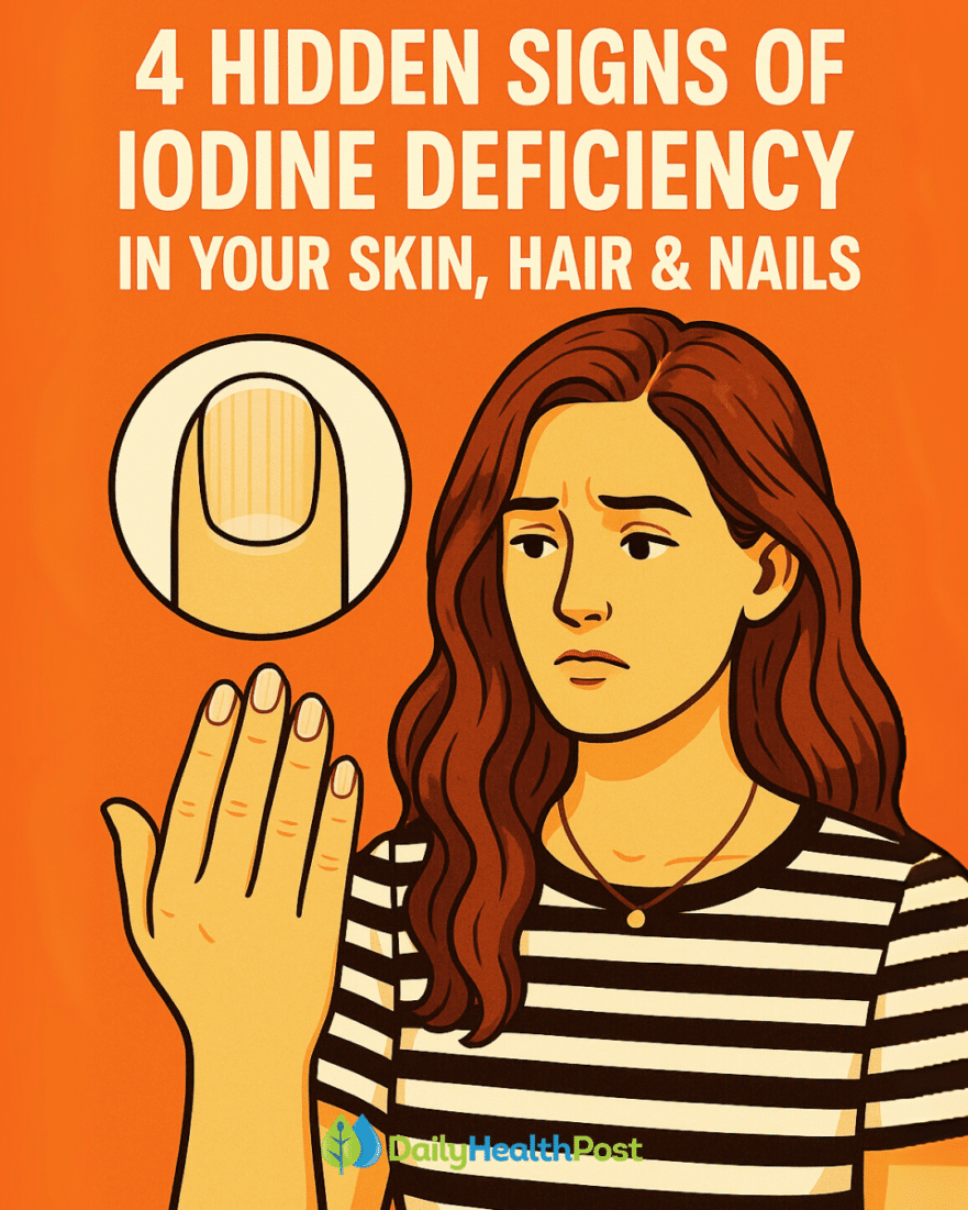 4 Hidden Signs Of Iodine Deficiency In Your Skin, Hair & Nails