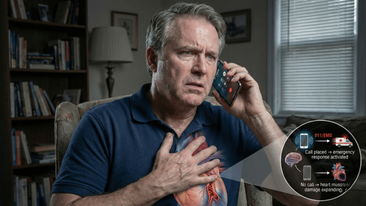 HEART ATTACK Alone? Don't Cough—do These 3 Steps