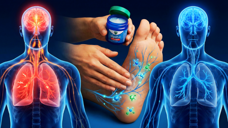 Rub Vicks On Feet Before Bed To Calm Cough Overnight